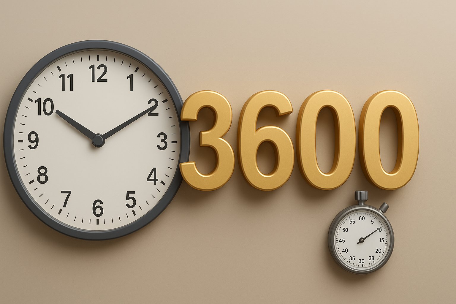 How Many Seconds in an Hour?