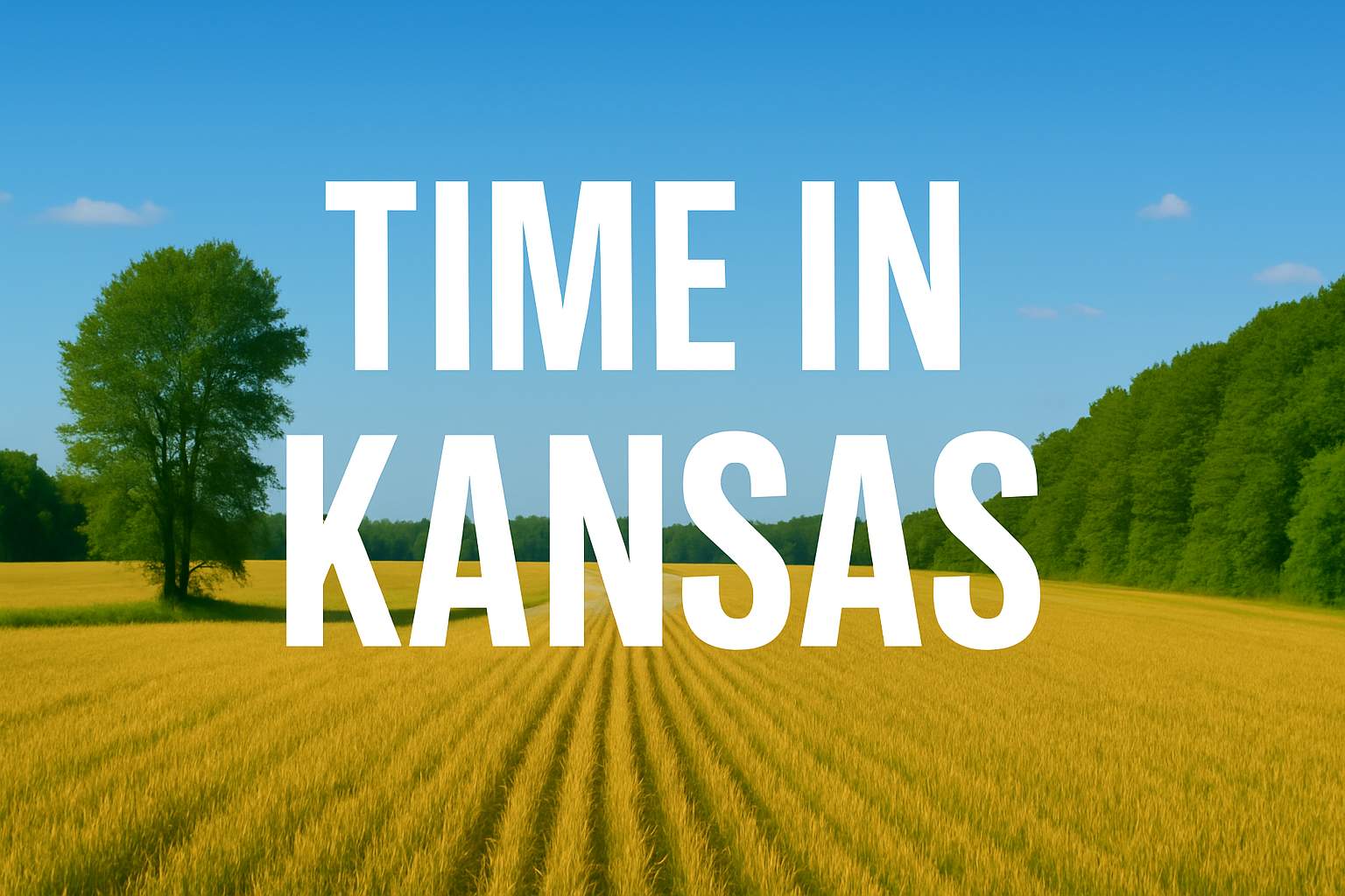What’s the Time in Kansas? - Time Zone Info