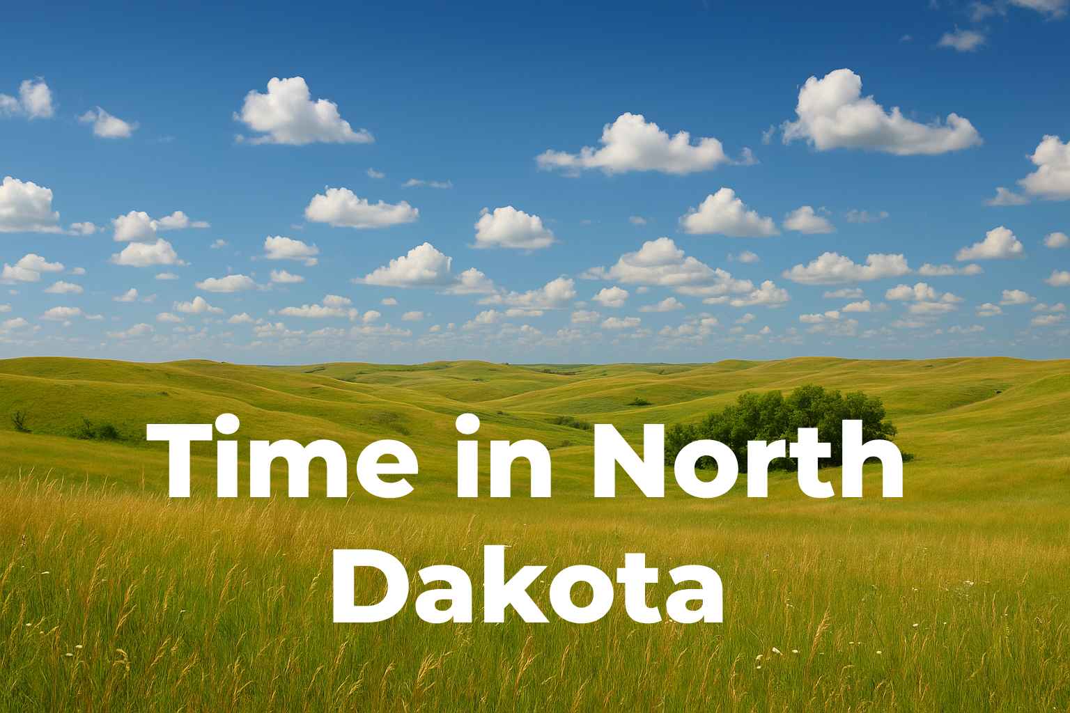 What Time Is It in North Dakota? - Time Zone Info